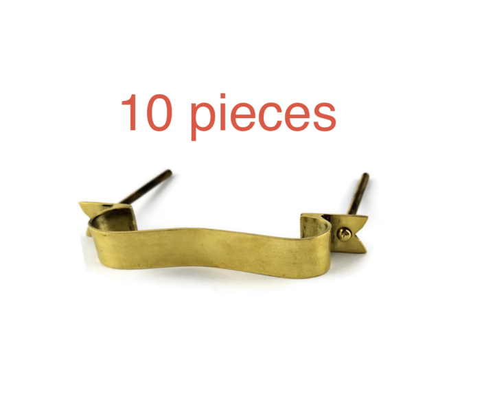 10 pieces button or screw D PULL 6″ inch handle heavy 15 cm ribbon ...